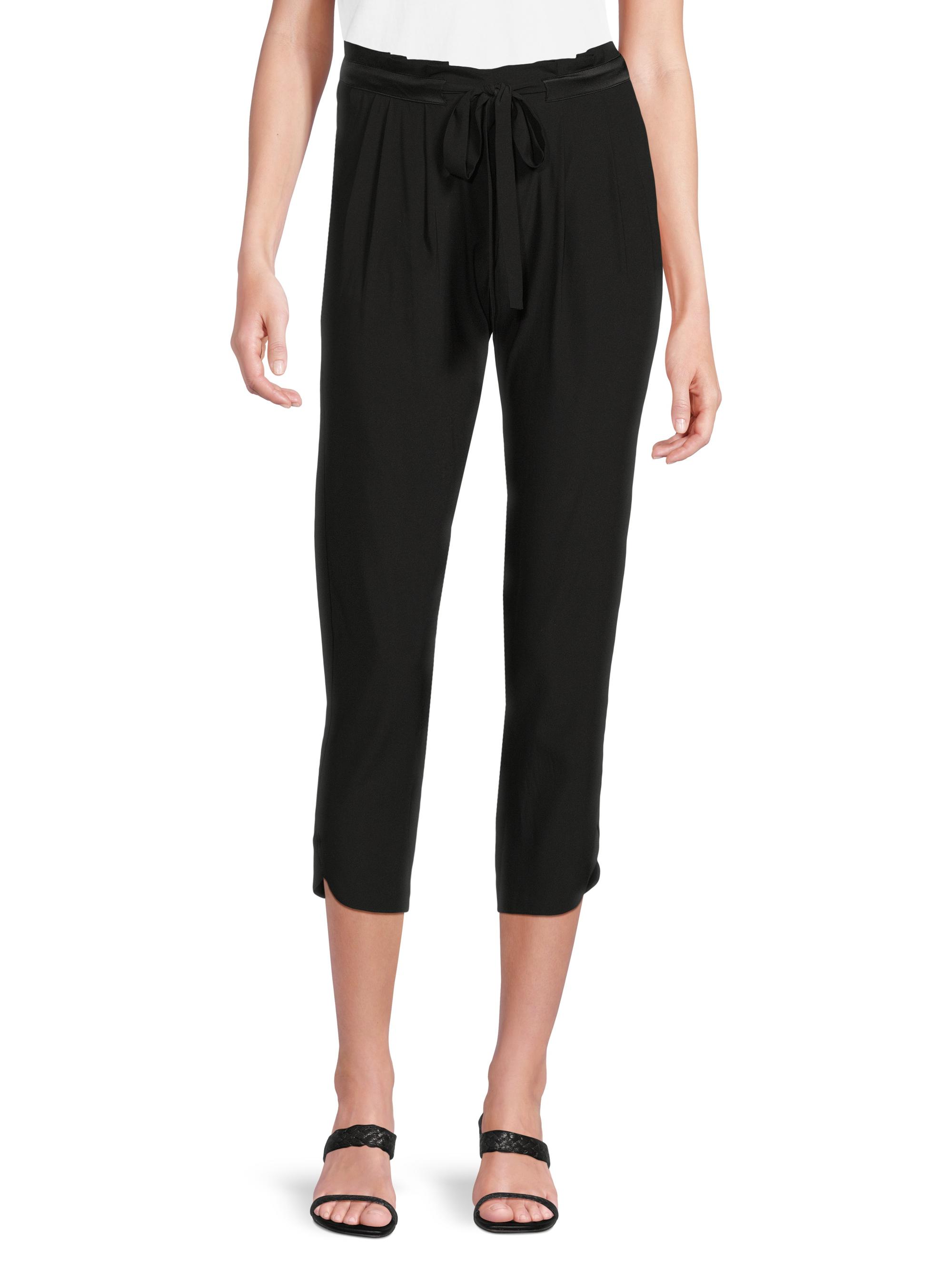 Click here for Ramy Brook Womens Allyn Cinch Waist Crop Pants - B... prices