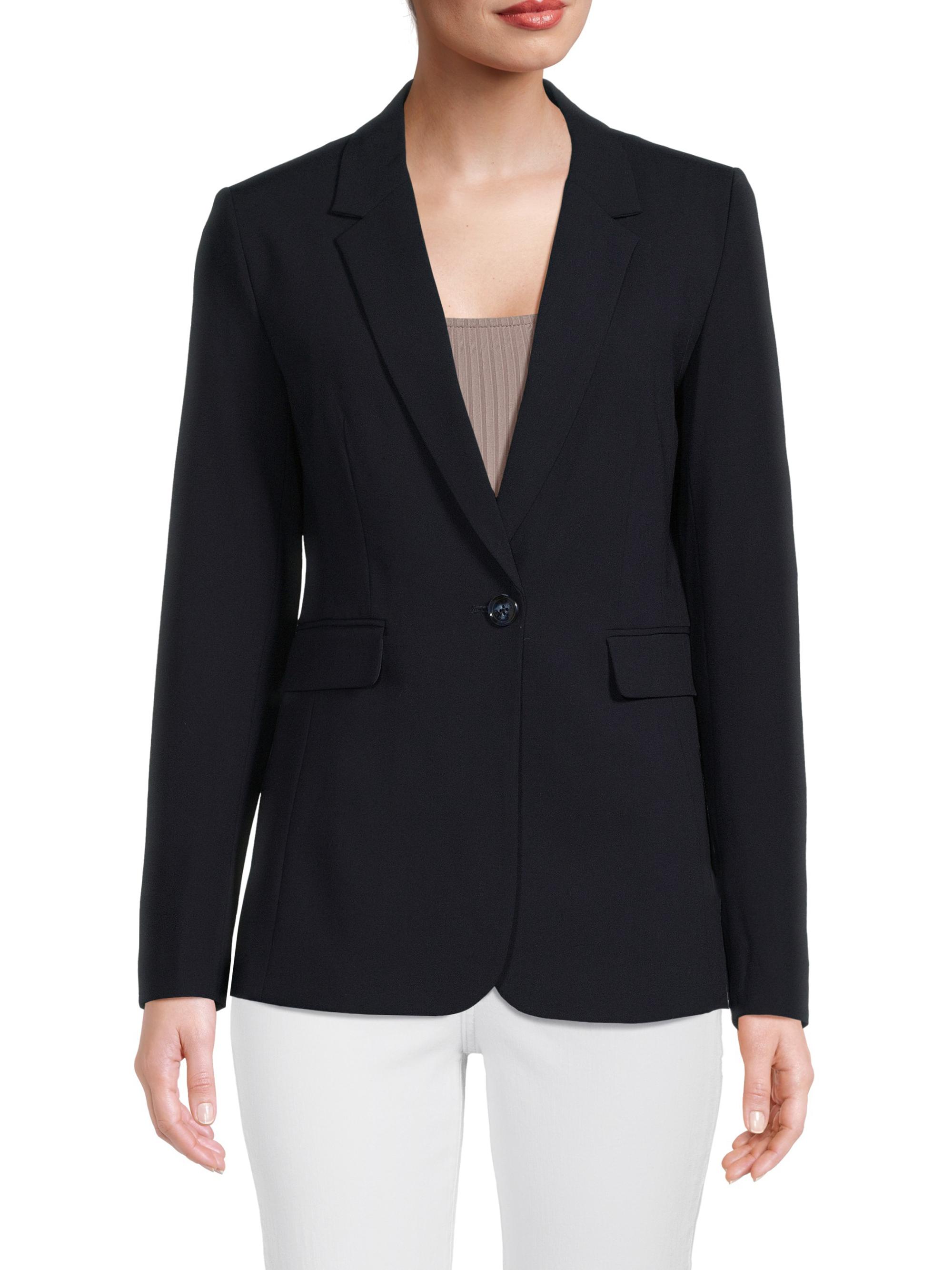 Click here for Dkny Womens Single Button Blazer - Classic Navy -... prices